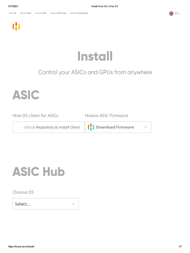 Install Hive OS - Hive OS | PDF | Solid State Drive | Zip (File Format)
