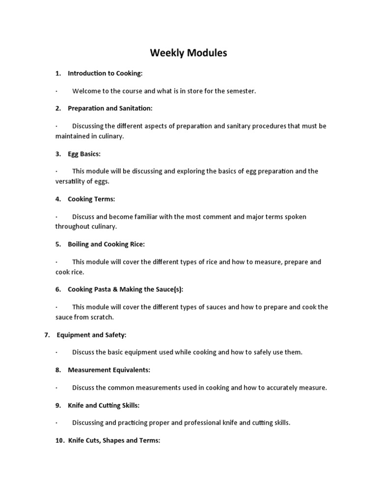 Weekly Modules | PDF | Career & Growth