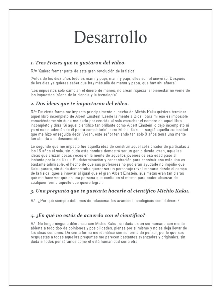 Michio Kaku | PDF | Albert Einstein | Science