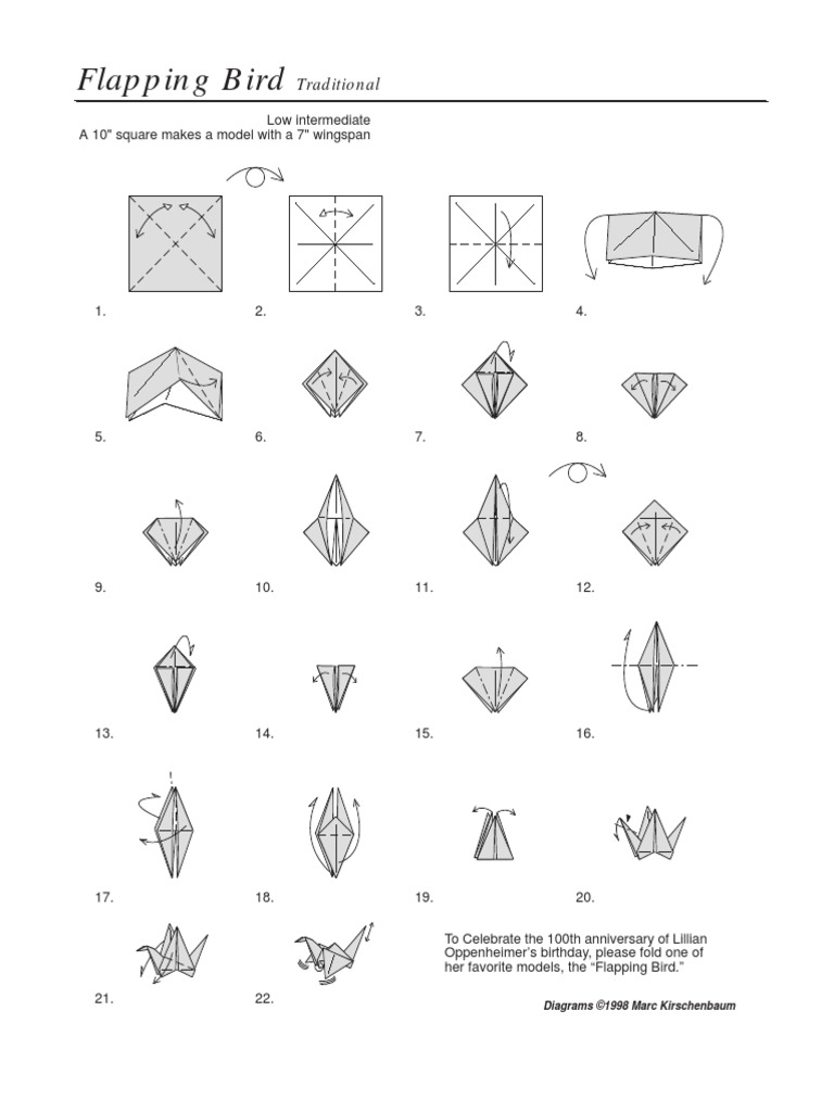 Flapping Crane | PDF