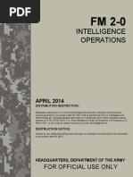 FM 3-55 Information Collection | PDF | Reconnaissance | Military Intelligence