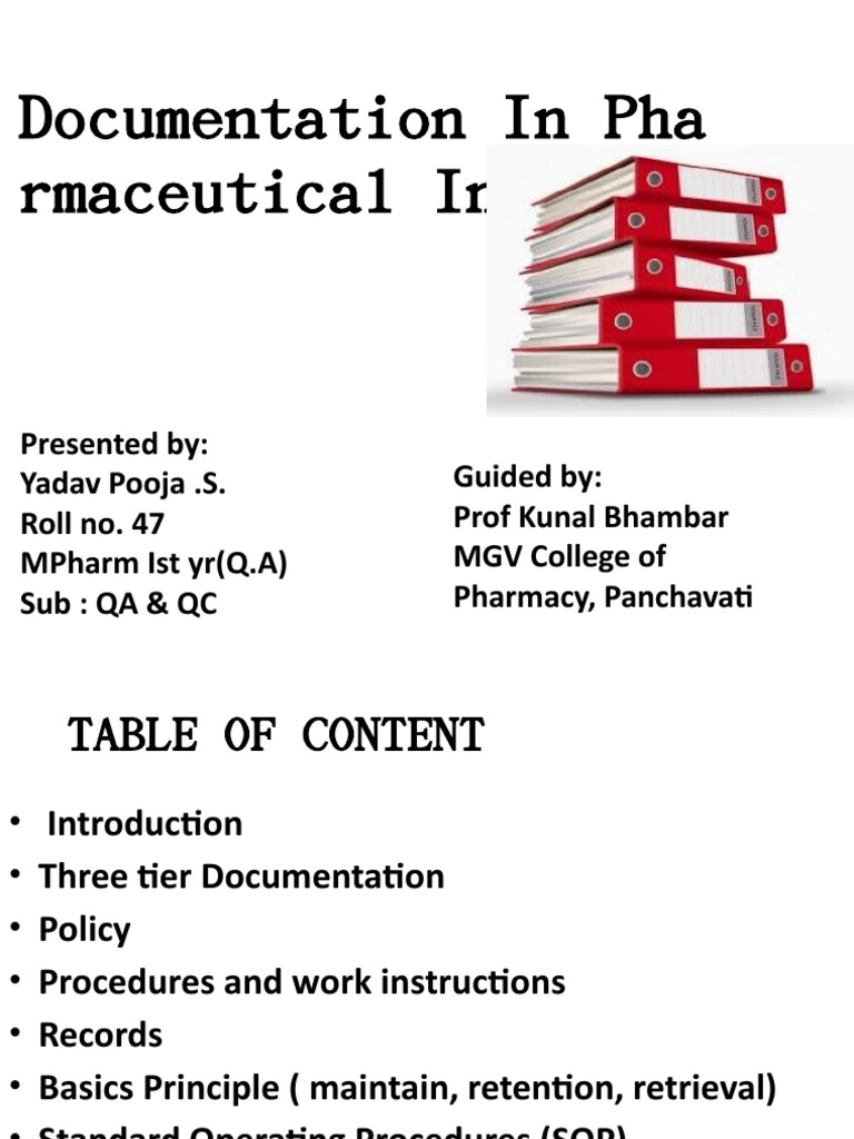 Three Tier Documentation in Pharma | PDF | Goal | Quality Assurance
