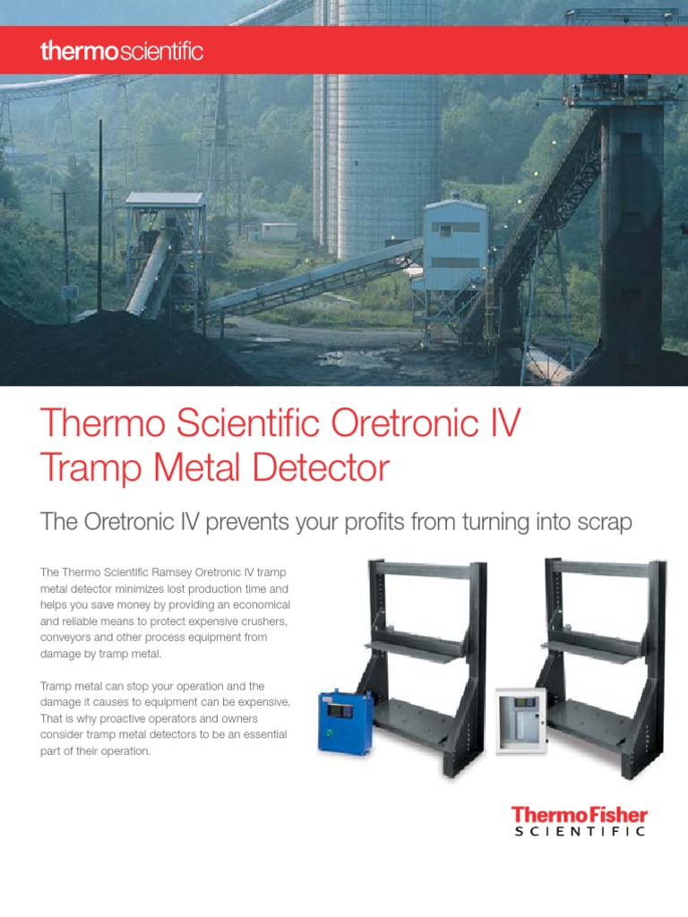 Tramp Metal Detector Oretronic IV 8111 0417 | PDF | Metal Detector ...