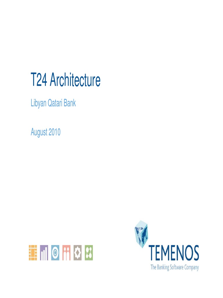T24 Architecture: Libyan Qatari Bank | PDF | Application Server | Databases