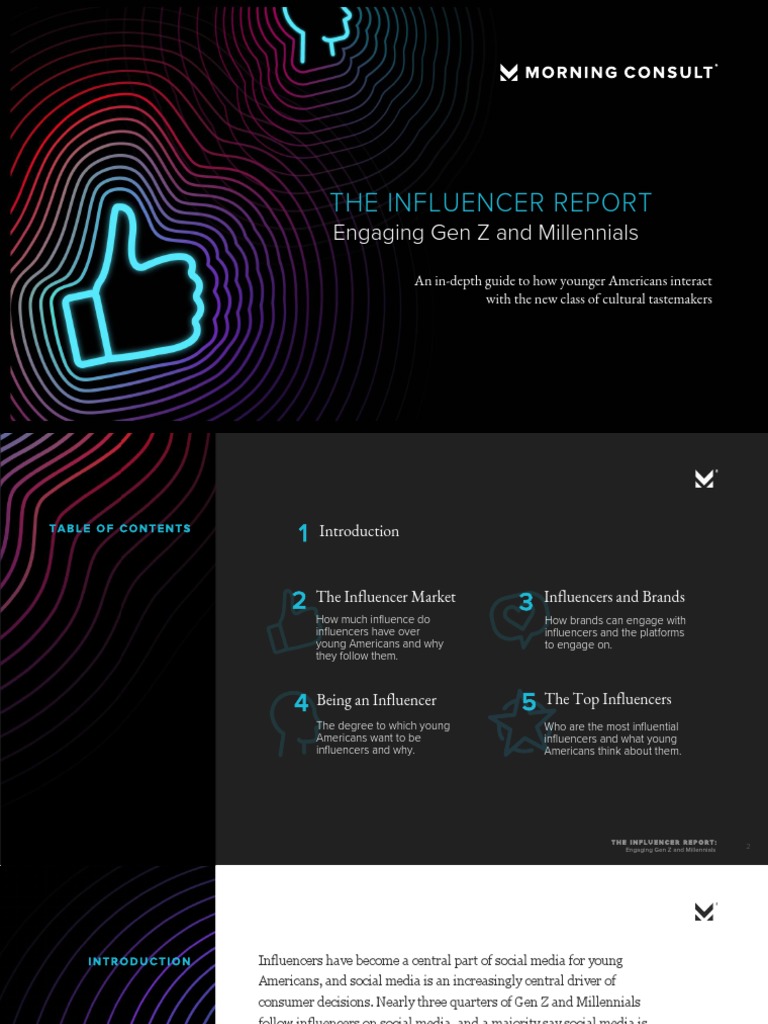 Engaging Gen Z with Influencers | PDF | Social Media | Popular Culture ...
