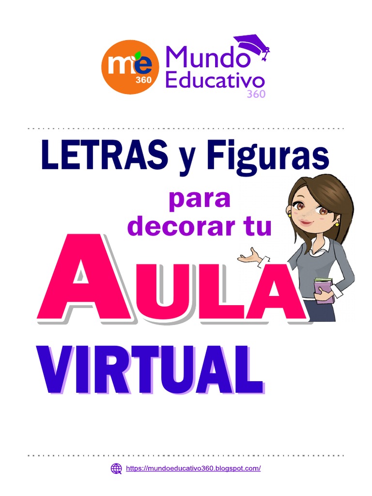 Letras para Decorar Tu Aula Virtual | PDF