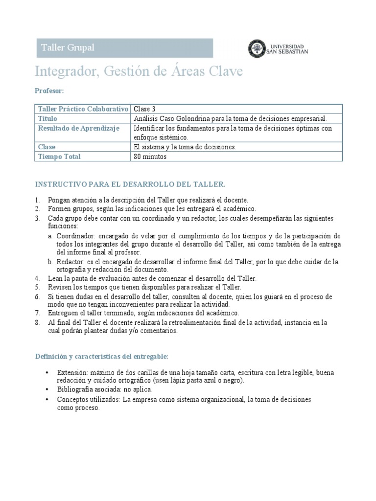 GAC C3 2 TallerClase3 | PDF | Planificación de recursos empresariales ...