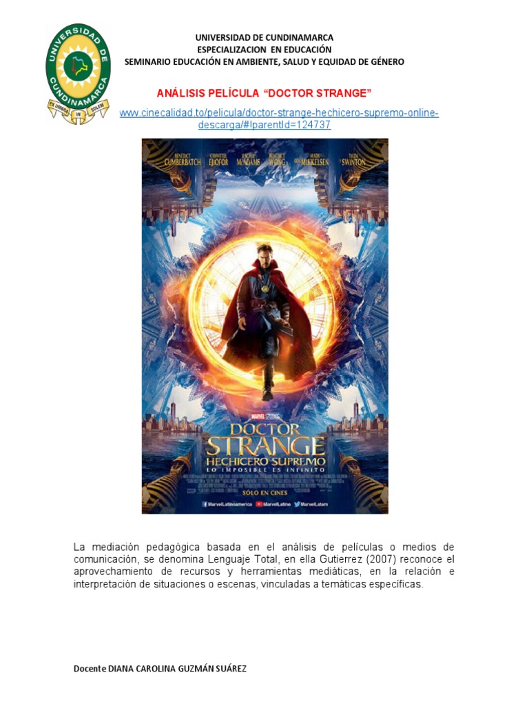Análisis de la película "Doctor Strange | PDF | Universo | Vida