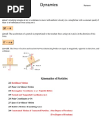 Dynamics Formula Sheet for Engineers | PDF | Equations | Mathematical ...