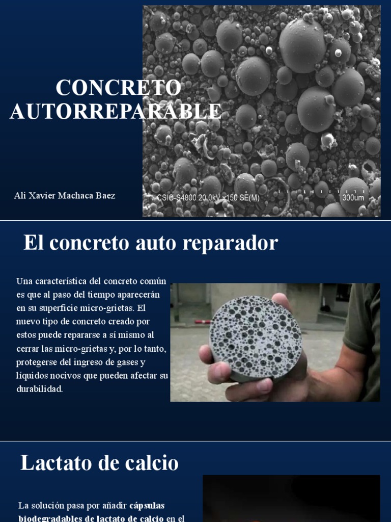 Concreto Autorreparable | PDF
