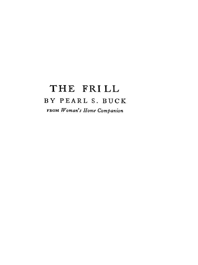 The Frill | PDF