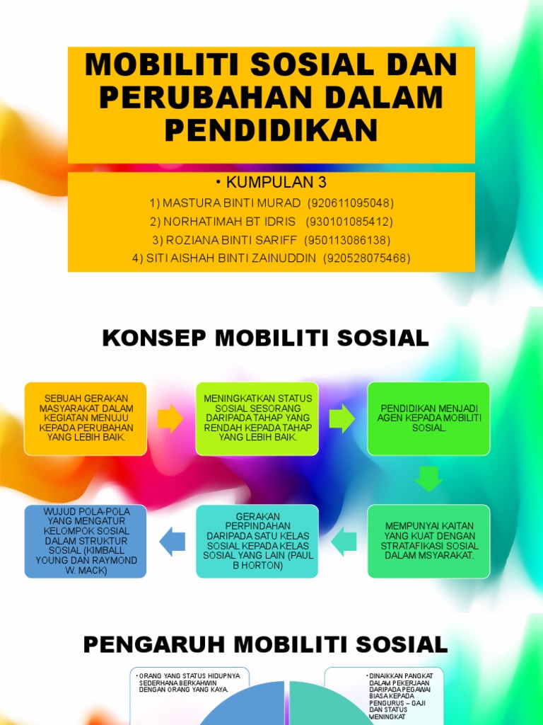 Mobiliti Sosial Dan Perubahan Dalam Pendidikan (Tutorial 4) | PDF