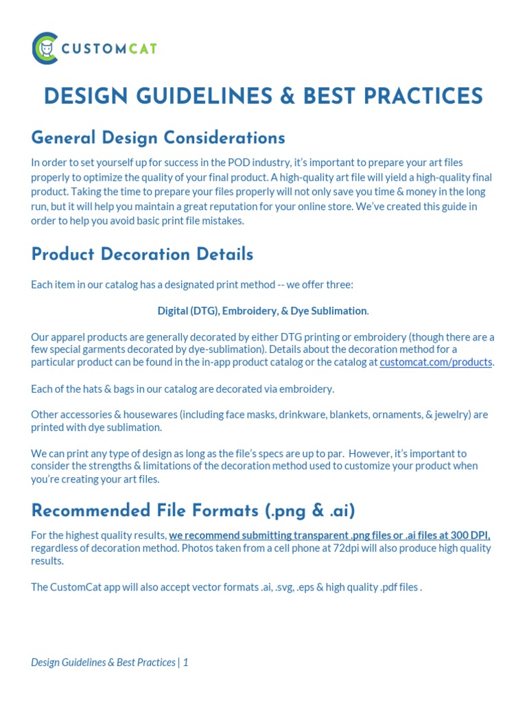 Design Guidelines & Best Practices | PDF | Rgb Color Model | Image ...