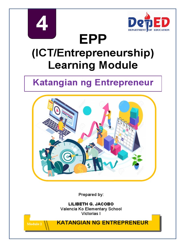 EPP 4-ICT - Entrep-Module 1 | PDF