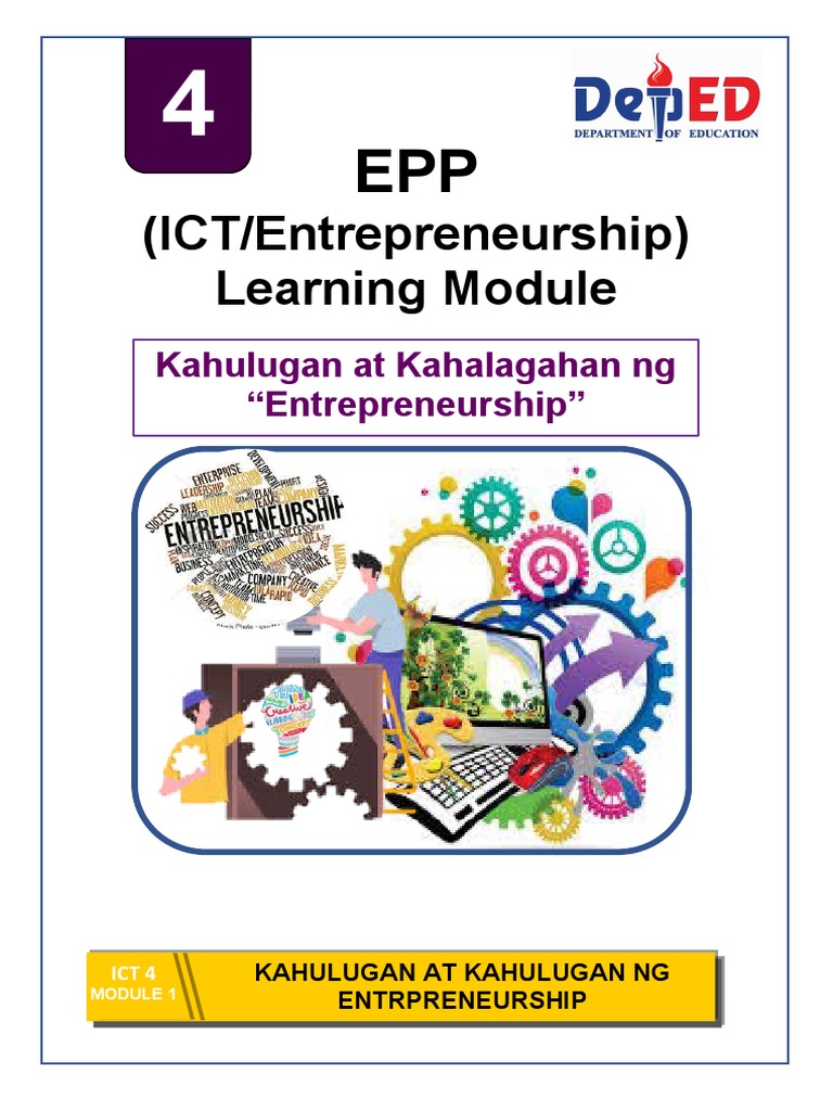 EPP 4 ICT - Entrep Module 1 3 | PDF