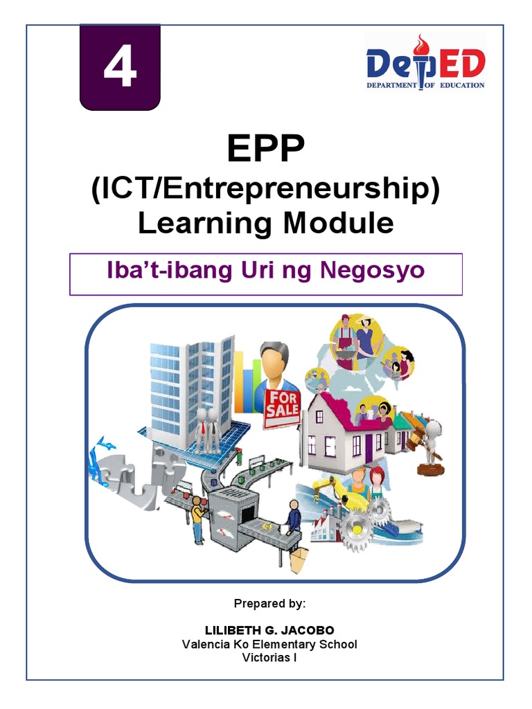 EPP 4-ICT - Entrep-Module 3 | PDF