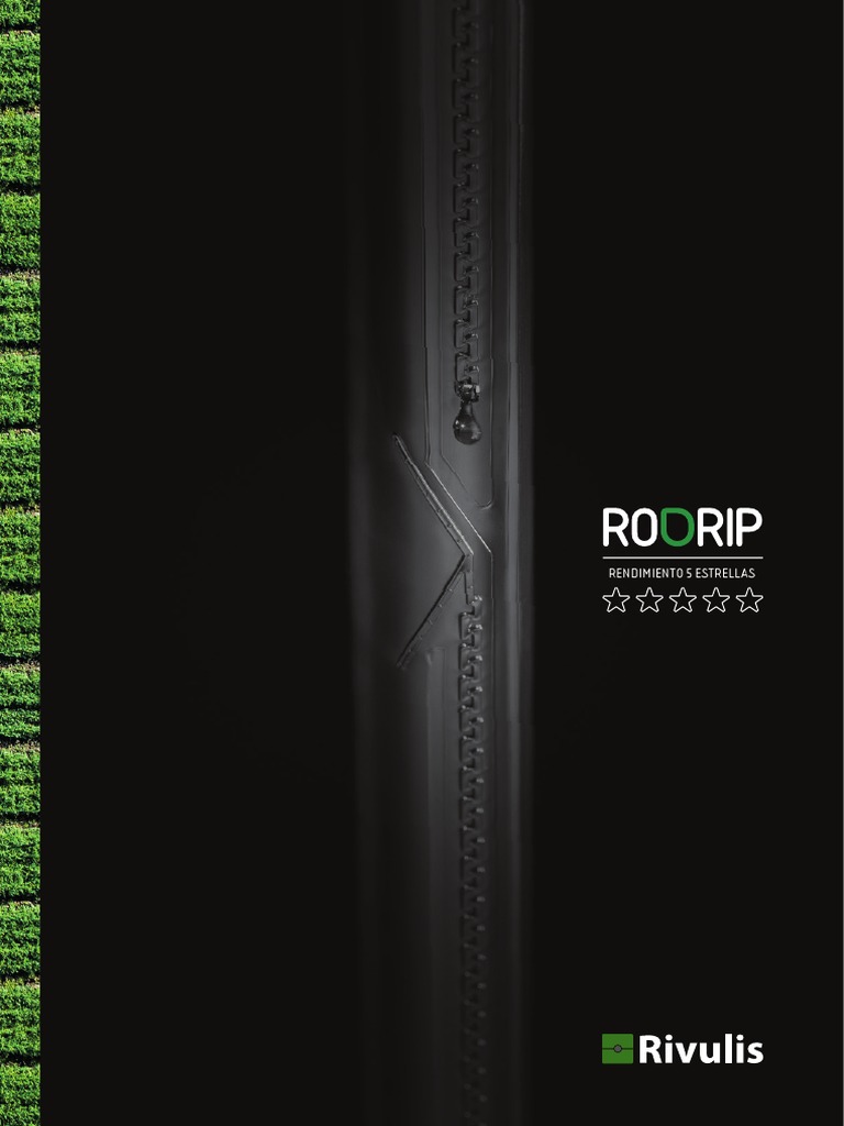 Cinta de riego Ro-Drip de Rivulis | PDF | Agronomía | Hidrología