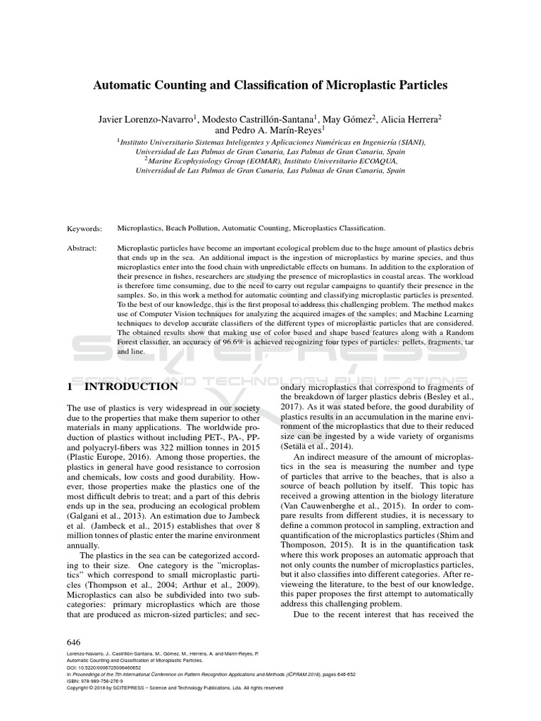 2018 Lorenzo Navarro Automatic Counting And Classification Of