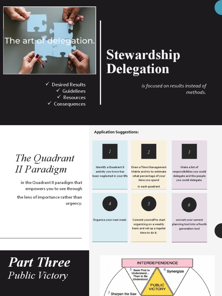 Stewardship Delegation | PDF | Psychology | Human Nature