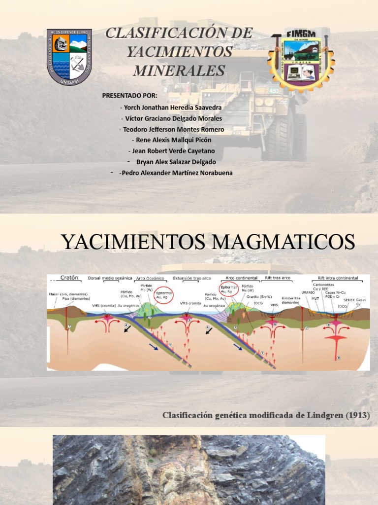 Clasificación de Yacimientos Minerales | PDF | Roca (geología ...