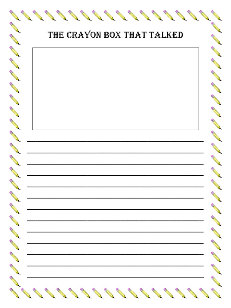 The Crayon Box That Talked Writing | PDF