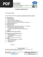 201 File Checklist | PDF