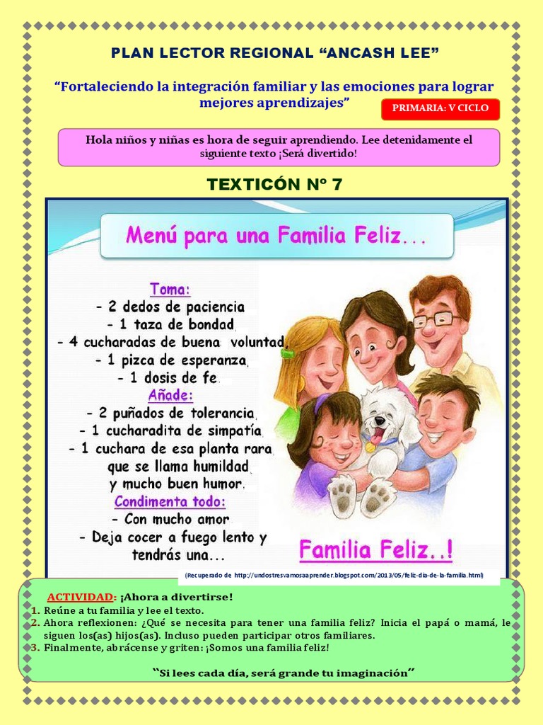 Texticón 7 - ANCASH LEE | PDF