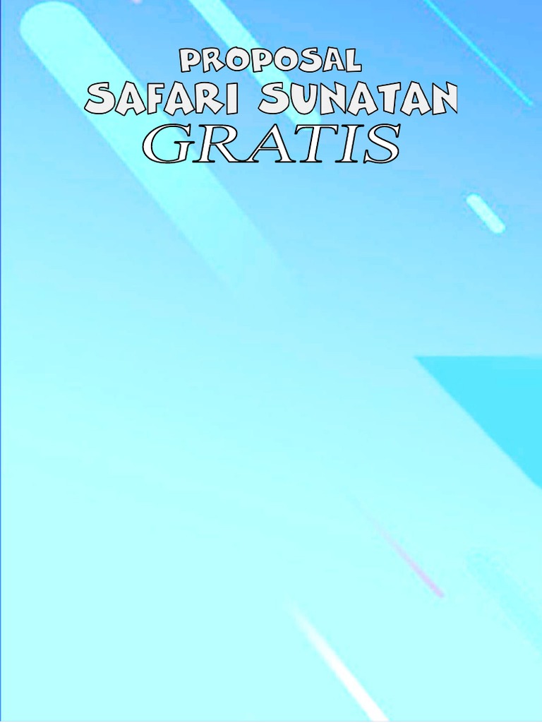 Safari Sunatan Gratis Yatim Piatu | PDF