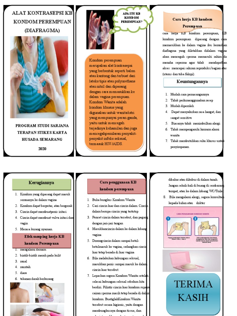 Leaflet Kondom Diafragma | PDF