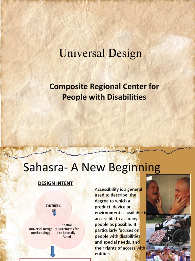 Universal Design For Specially Abled People | PDF | Accessibility ...
