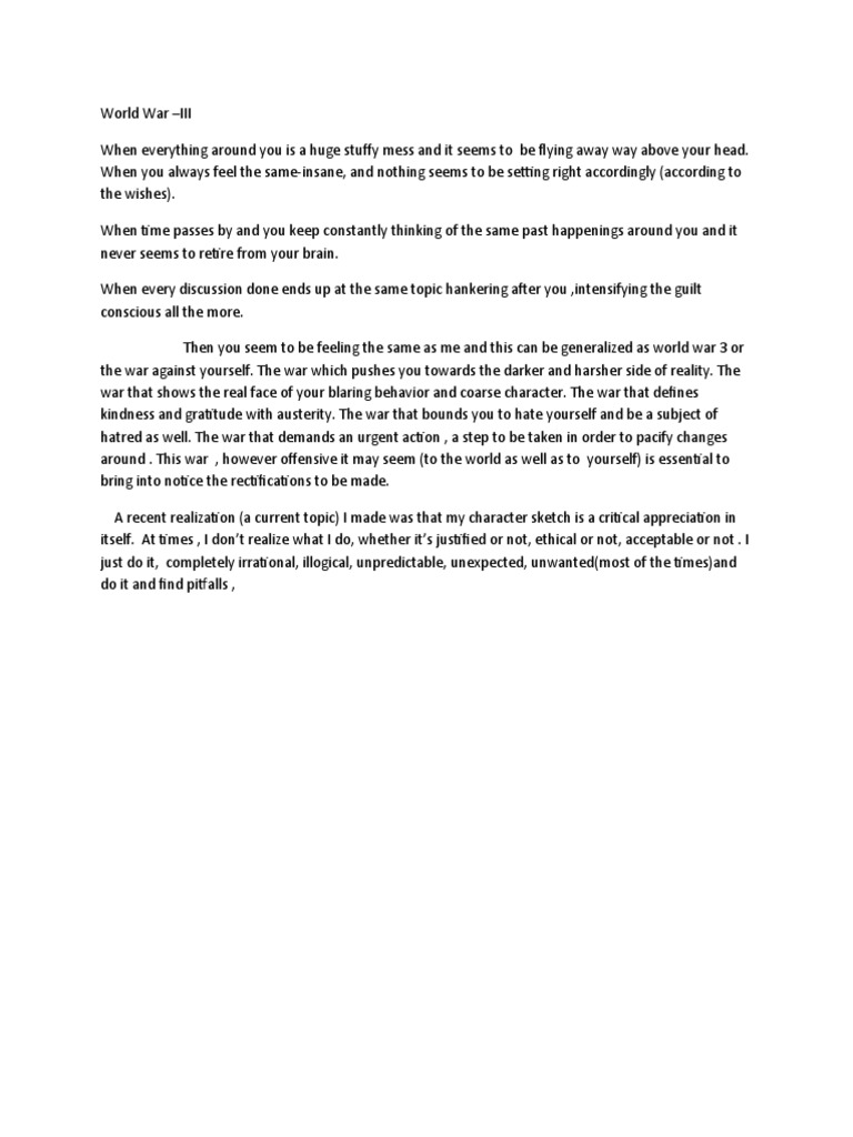 Inner Battle: The War Within | PDF