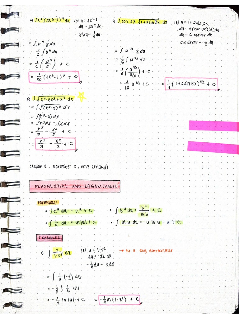 Exponential and Logarithmic Integrals | PDF