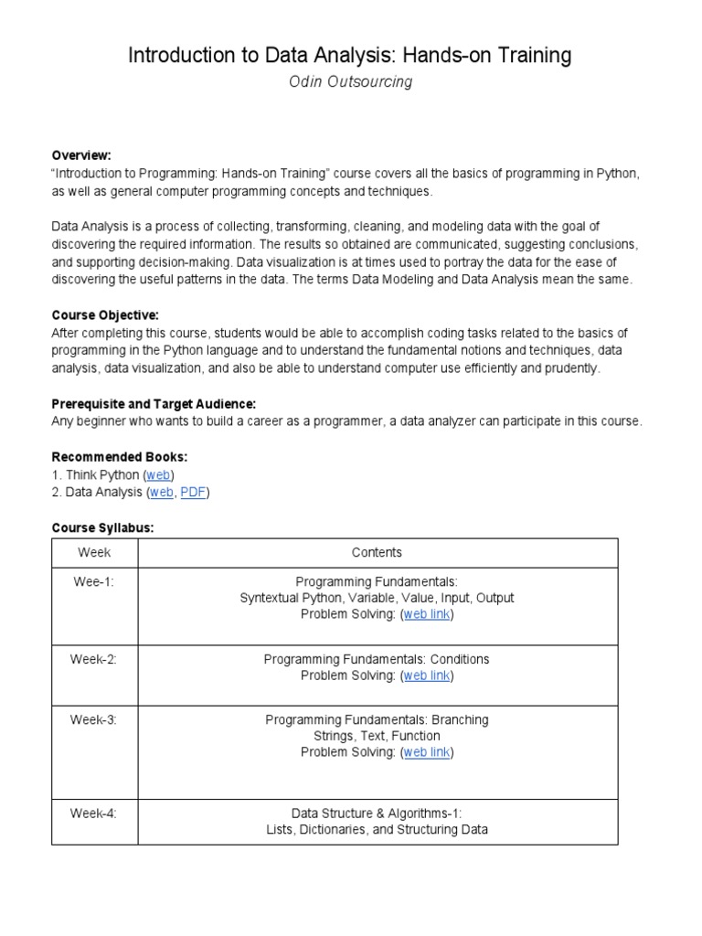 Inter Data Analysis Python | PDF | Data Analysis | Computer Programming