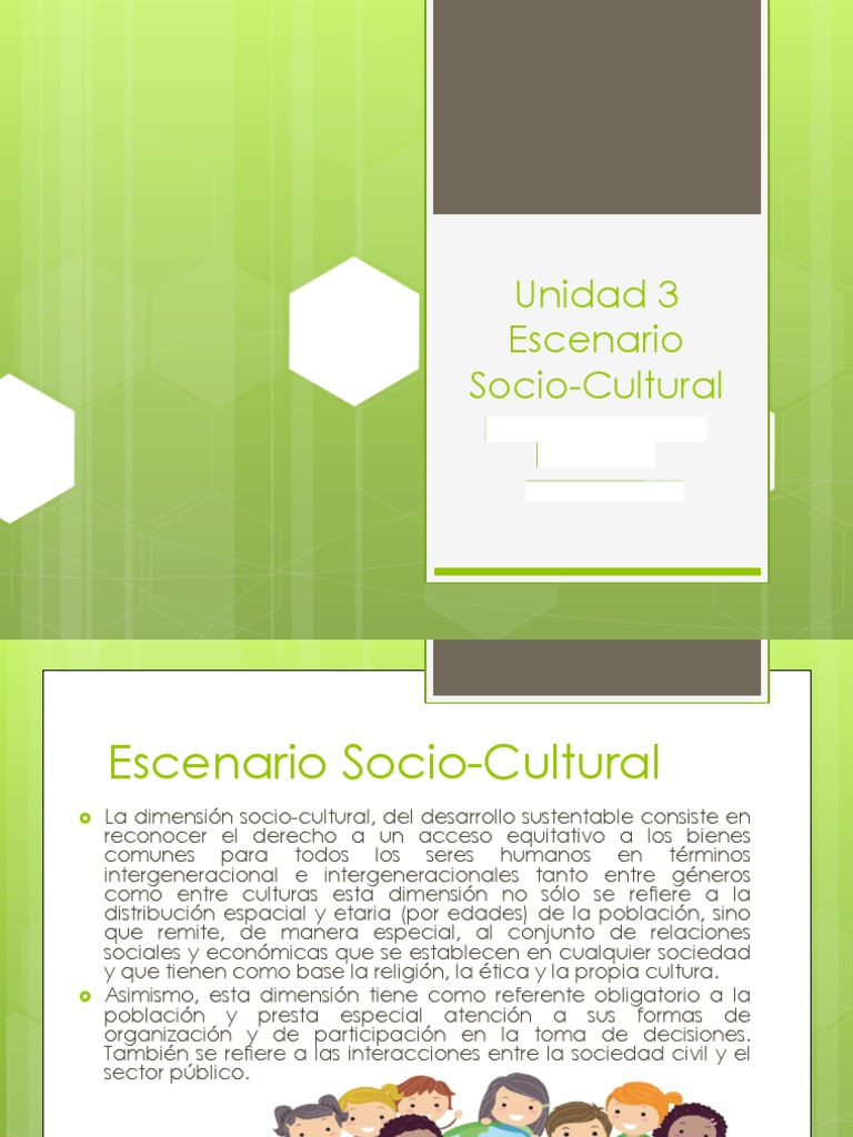 Unidad 3 Escenario Socio Cultural | PDF | Índice de Desarrollo Humano ...