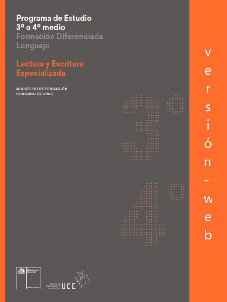 3° Medio Lectura y Escritura Diferenciada | PDF | Plan de estudios ...