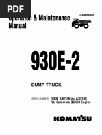Komatsu Dump Truck 930E-5 Parts Catalog | PDF | Washer (Hardware ...
