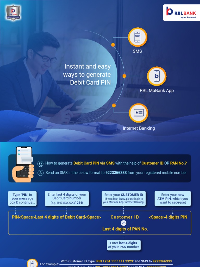 Instant and Easy Ways To Generate Debit Card PIN | PDF | Personal ...