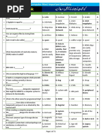 Computer Science 50 important MCQs | PDF | Computer Data Storage | Operating System
