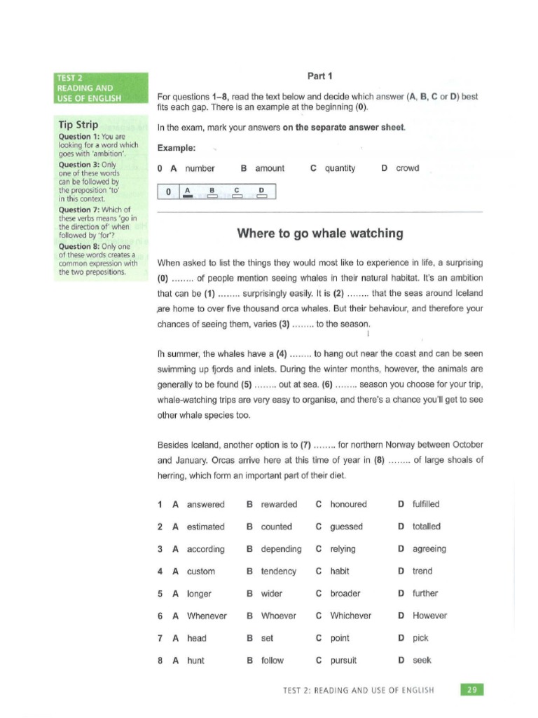 Practice Test Plus 2-Test 2 | PDF
