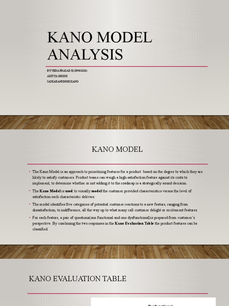KANO Model ANALYSIS | PDF | Transport | Vehicles