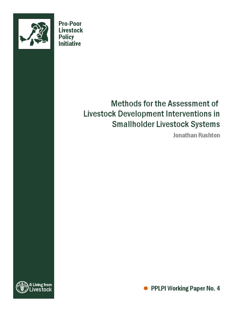 Methods For The Assessment of Productivity of Small Hold Farms | PDF ...
