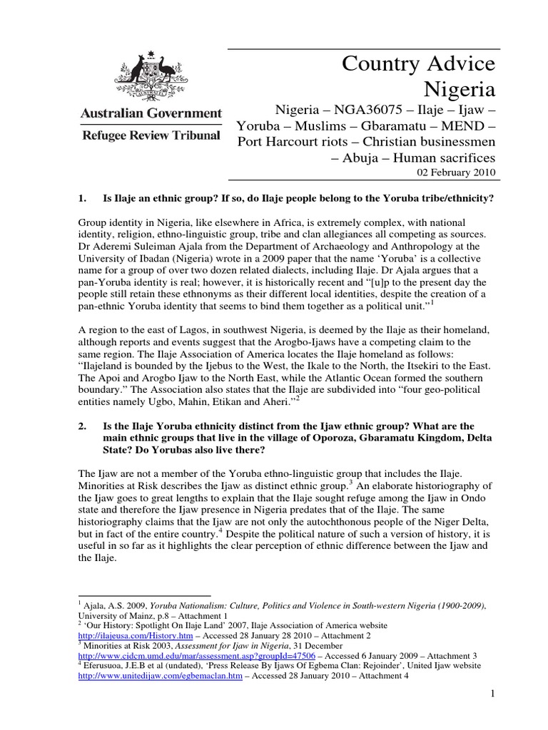 Ijaw and Ilaje | PDF | Nigeria | Religion And Belief