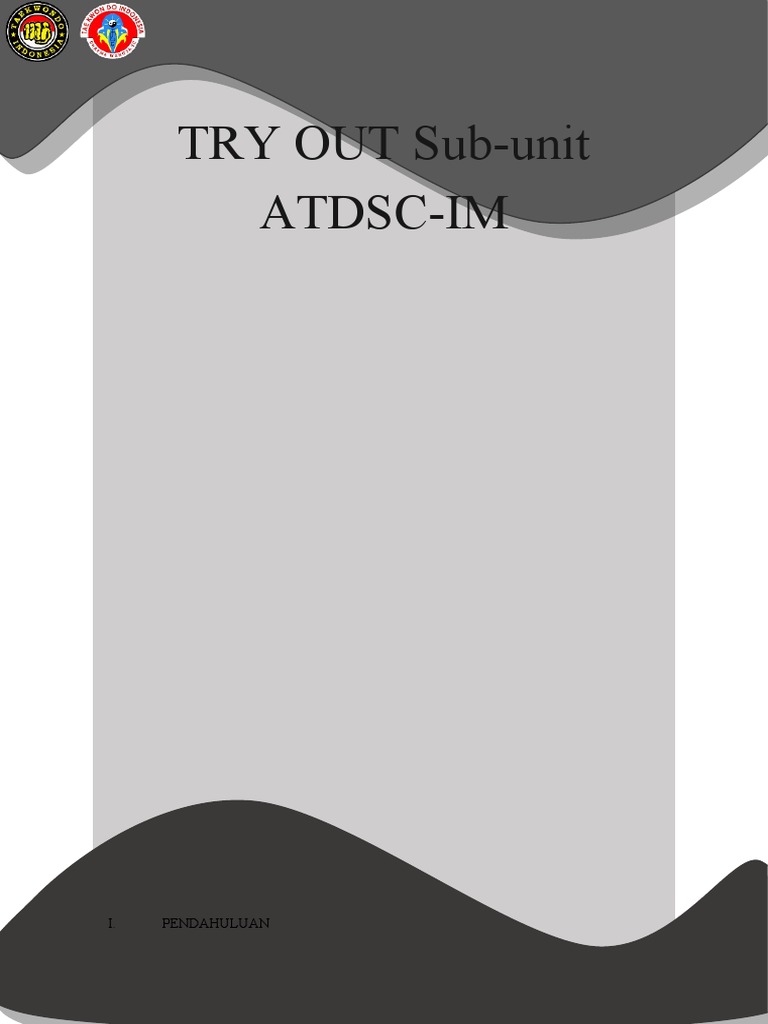 TRY OUT DOKUMEN | PDF