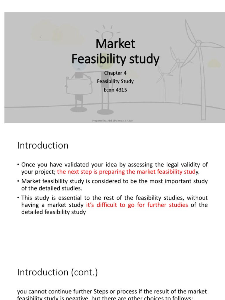 Market Feasibility Study | PDF | Demand | Supply (Economics)