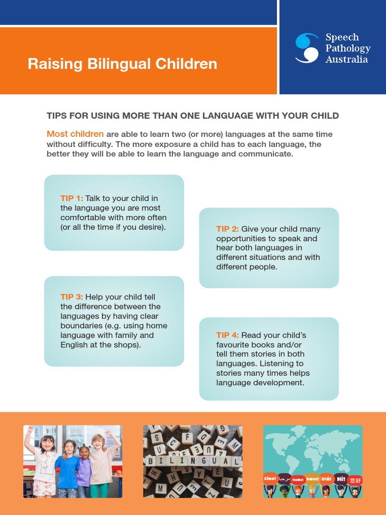 Raising Bilingual Children: Tips For Using More Than One Language With ...