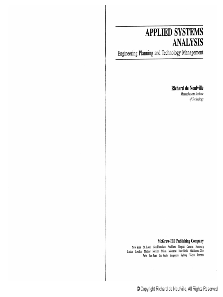 Applied System Analysis | PDF | Law