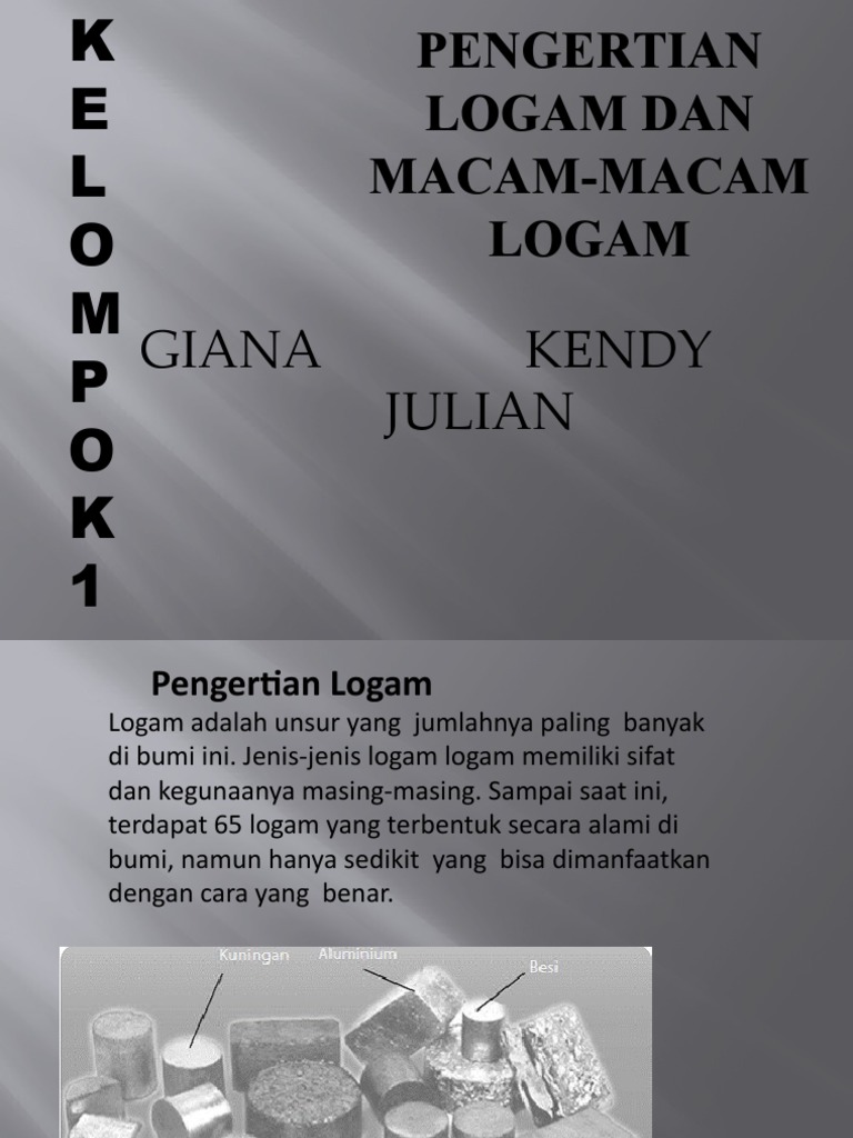 Panduan Dasar Macam Logam | PDF | Seni