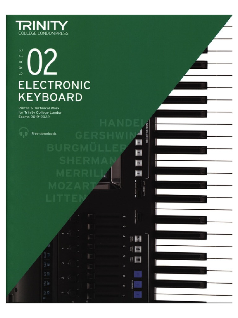 Trinity College London Electronic Keyboard Grade 2 Full Book PDF Free ...