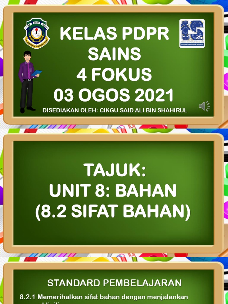 Kelas PDPR Tahun 4 Fokus (3 Ogos 2021) | PDF