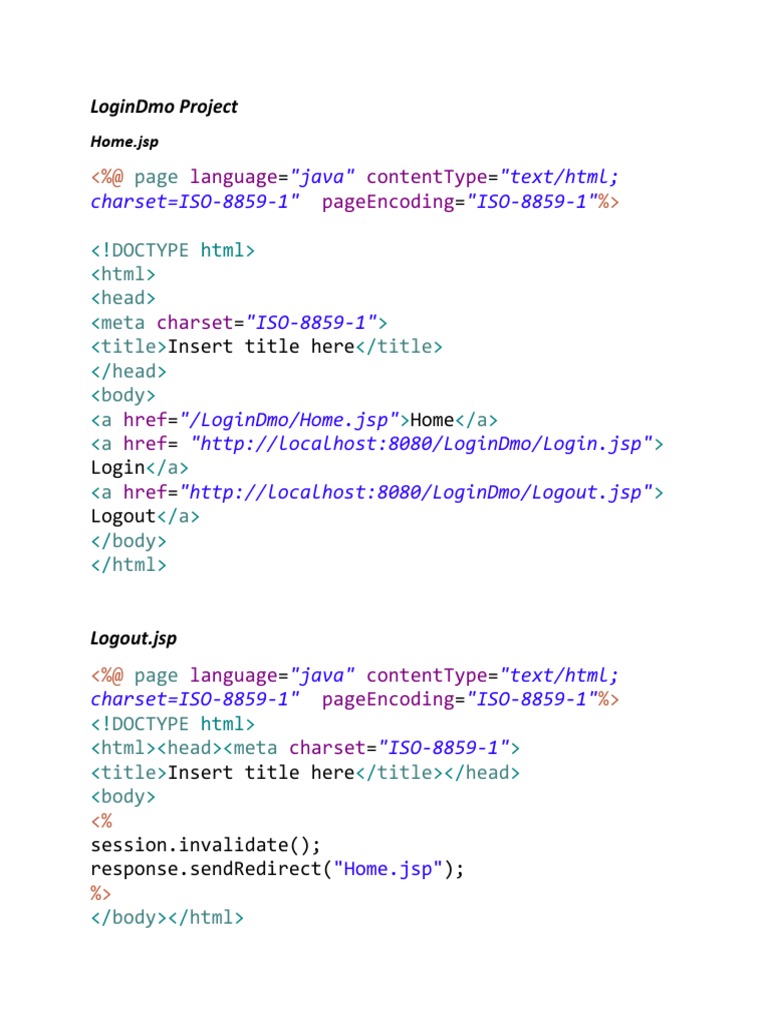 Servlet JSP and Mysql Interaction For Login Form Validation | Download ...